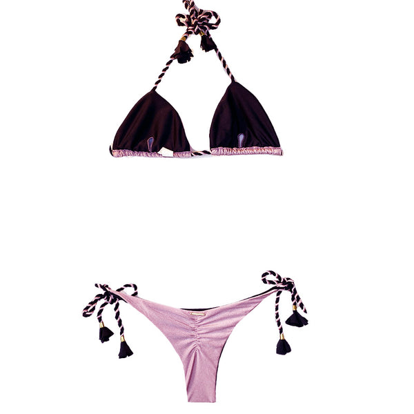 Garota De Luxo Pink Blush Brazilian String Bikini