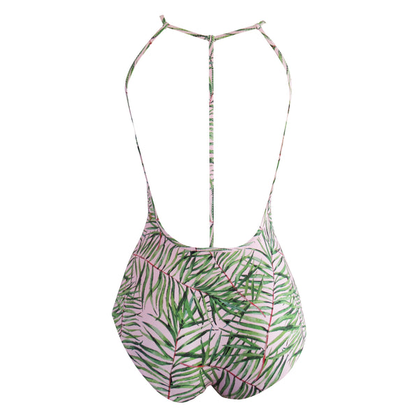 Triya Pink and Palm One Piece